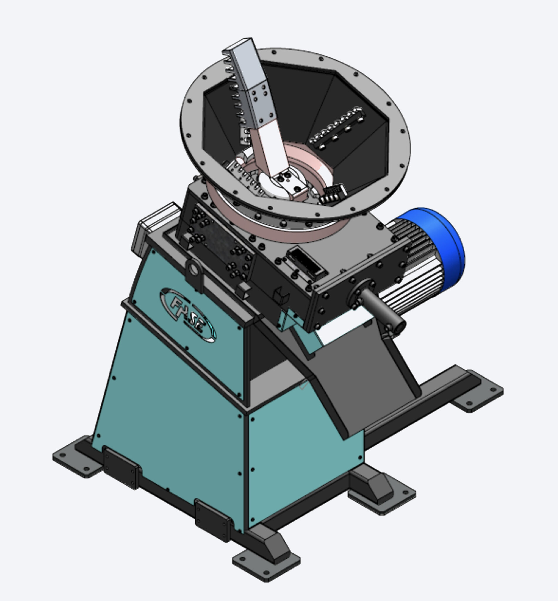 Shredder with vertical axis, TRW SERIES - Fase Mechanical Engineering